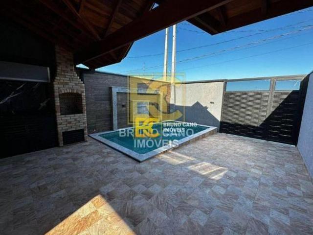 Casa térrea nova e moderna a venda Flora Rica II Peruíbe/SP