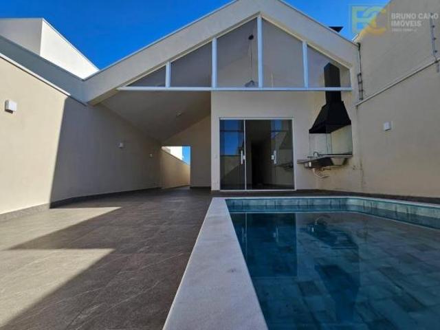 Casa térrea nova e moderna com piscina e 2 dormitórios á venda Flora Rica II Peruíbe/SP