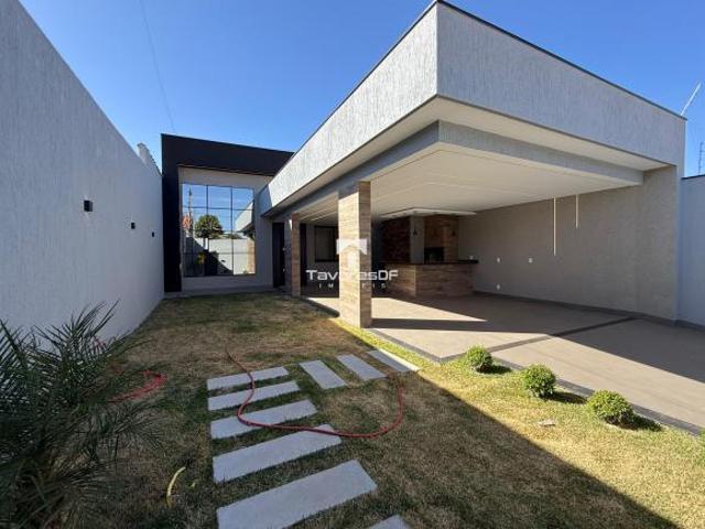 Casa Térrea Nova 03 Suítes, Moderna, Automação Sobradinho