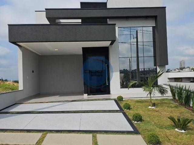 Casa Térrea Park Vista Real Indaiatuba, 3 quartos, Planejados, gourmet Integrada