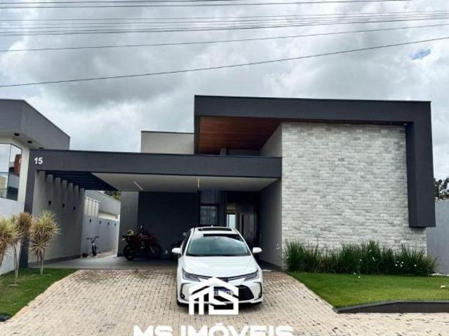 Casa térrea porteira fechada à venda Condomínio Alto da Boa Vista Sobradinho/DF 03 suítes Área