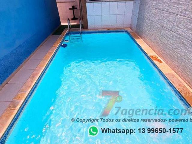 Casa terreno inteiro, lado praia, com piscina, 3dorms, Área Gourmet completa