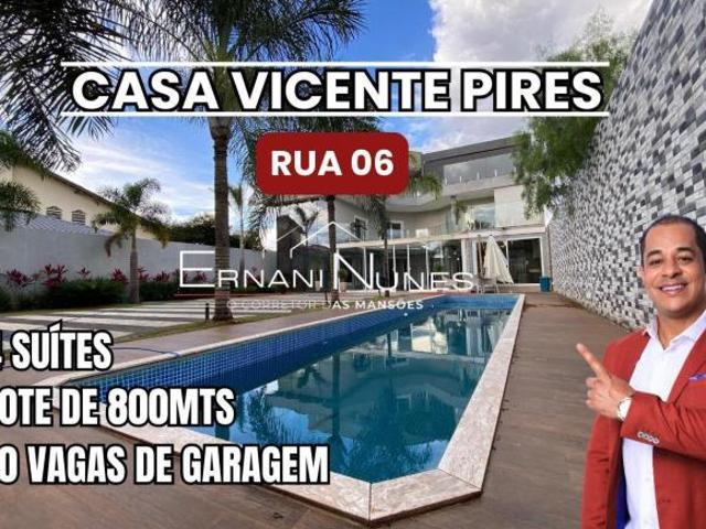 CASA VICENTE PIRES RUA 6 3 SUÍTES MARCENARIA COMPLETA 800 MTS