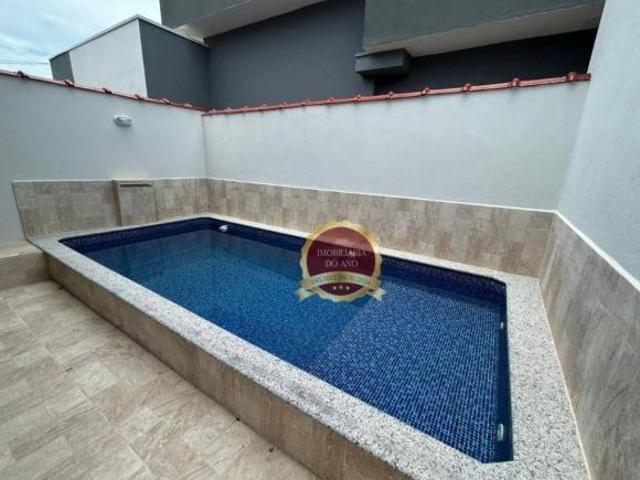 Casa 02 dormitórios com piscina e área gourmet – Flórida Mirim, Mongaguá SP