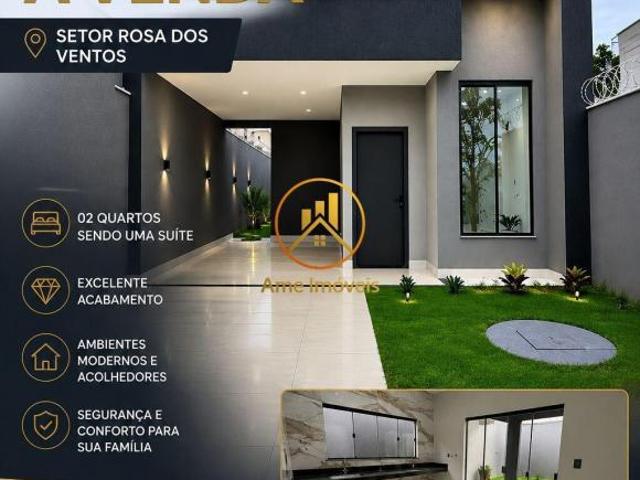 Casa 02 quartos rosa dos ventos