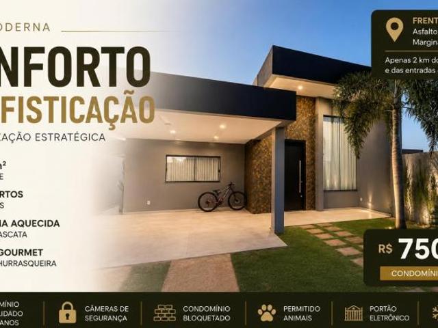 Casa, 26 de Setembro, 3 Quartos, 2 Suítes, Piscina Aquecida, Área Gourmet, Condomínio e 410m²