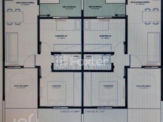 Casa, 2 dormitórios, 41.68 m², em Jansen