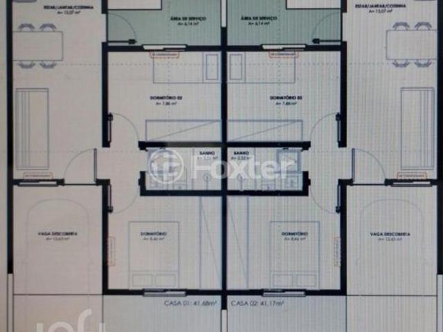 Casa, 2 dormitórios, 41.68 m², em Jansen