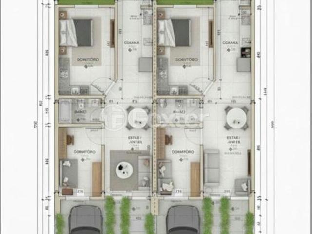 Casa, 2 dormitórios, 62 m², em Morada do Vale I