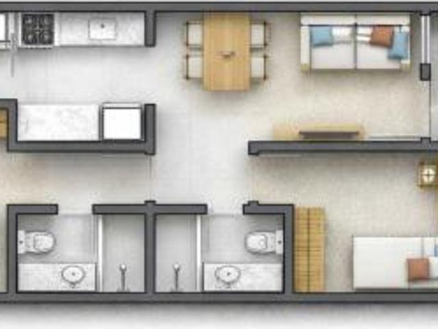 Casa 2 Dormitórios sendo 1 suíte Aberta dos Morros Porto Alegre/RS