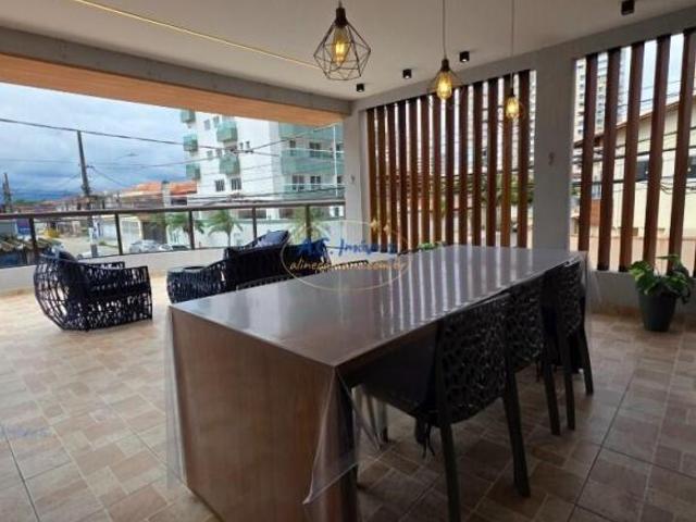 Casa 2 dorms com Piscina área Gourmet Lado Praia na Guilhermina