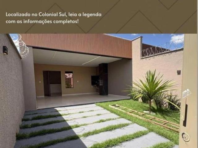 Casa 2 Quartos – COLONIAL SUL | Aparecida de Goiânia