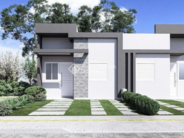 Casa 2 quartos e pátio Condomínio Riviera em Gravataí