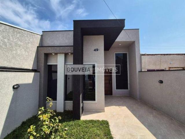 Casa 3 Dormitórios, 1 Suíte, 59 m², à venda por R$ 399.000 Eucaliptos, Fazenda Rio Grande PR