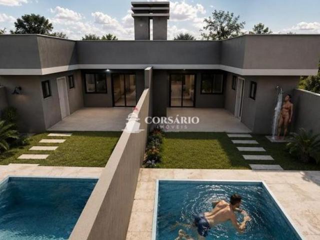 Casa 3 quartos c/ piscina próximo a rodovia