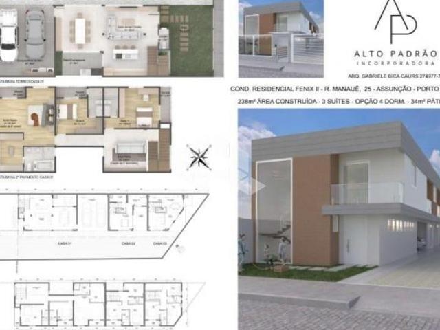 Casa 3 quartos em condomínio Vila Assunção