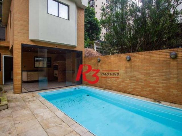 Casa, 450 m² venda por R$ 4.600.000,00 ou aluguel por R$ 23.000,00 Gonzaga Santos/SP