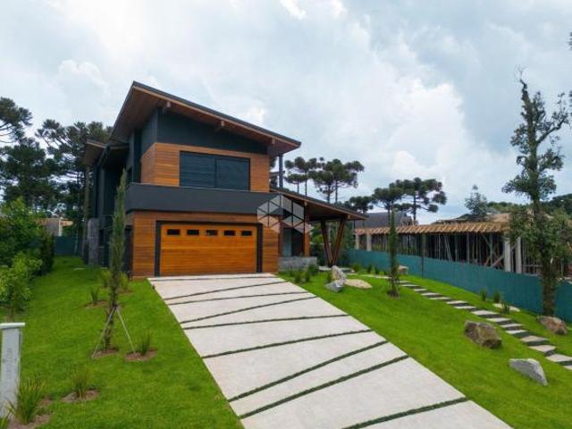 Casa 4 suítes, 439m² privativos, no Condomínio Aspen Mountain, em Gramado