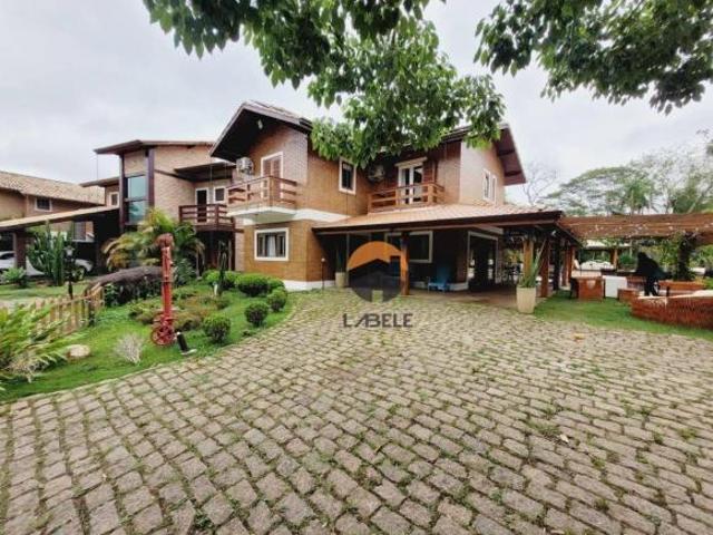 Casa 4 suítes, 6vagas,Piscina, Lago, Condomínio Terras do Madeira Granja Viana SP