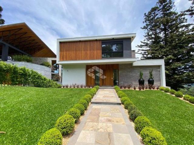 Casa 5 suítes, 586m² privativos, no Condomínio Aspen Mountain, em Gramado