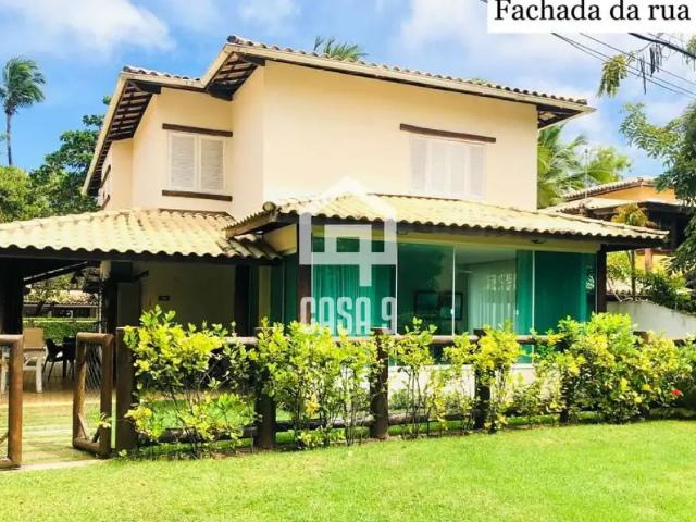 Casa 5 quartos para locação anual condomínio Porto das Baleias Praia do Forte Bahia