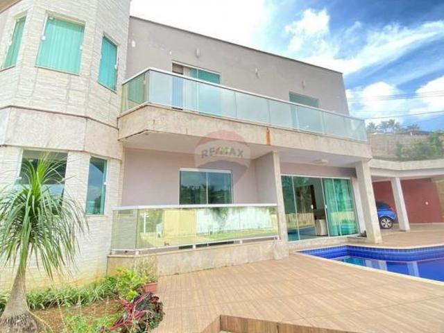 Casa 5 quartos, suíte, piscina, área verde e gramado, no Condomínio Recanto do Sol Barreira do T