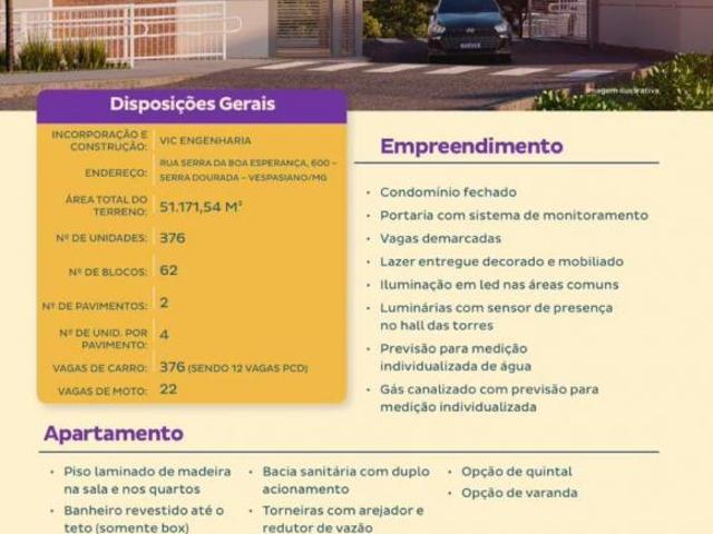 Casas com 2 quartos em Vespasiano