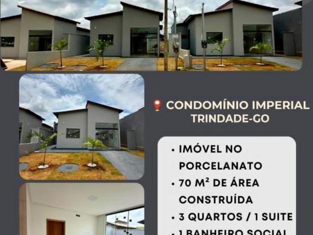 CASAS CONDOMINIO FECHADO: RESIDENCIAL IMPERIAL, TRINDADE GOIÁS