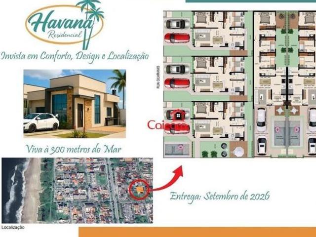 Casas novas com suíte em Pontal do Paraná
