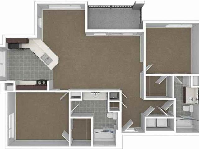 Cascades at Northlake Apartments 2 Bedroom Apartment for Rent at 8700 Long Creek Club Dr, Charlotte, NC 28216 Wedgewood