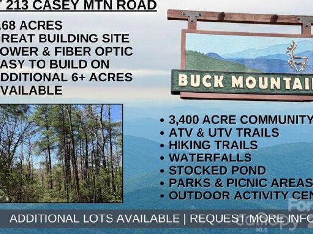 Casey Mountain Rd Unit,purlear, Plot For Sale