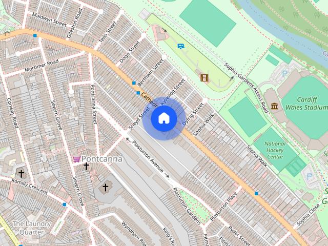 Cathedral Rd, Pontcanna 1 Bed