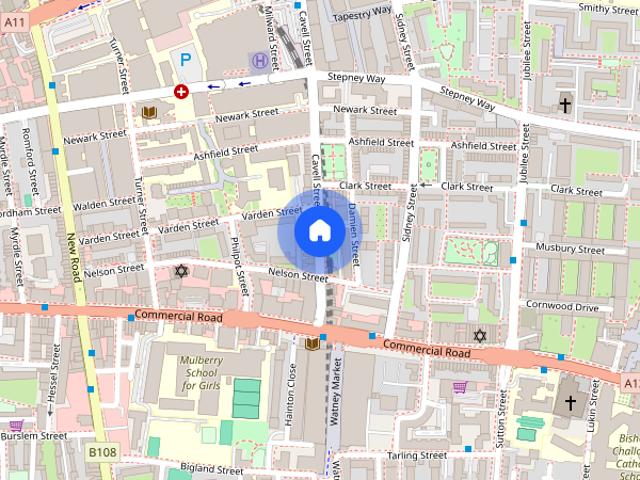 Cavell Street, E1, Tower Hamlets, London, E1
