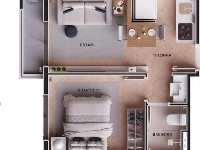 Centro Apart. 1 e 2 Quartos Excelente localização