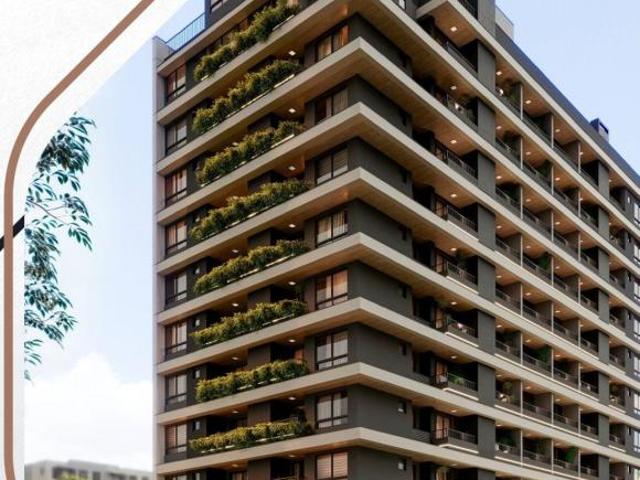 Centro Apart. com 1 quarto varanda com churrasqueira 34,60m² Lançamento