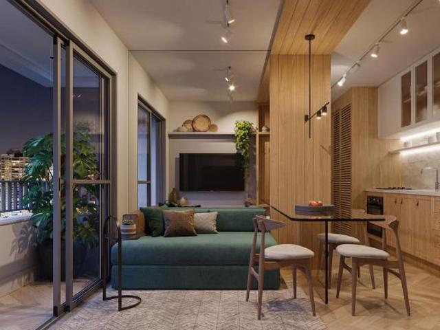 Centro Apartamento A Venda 2 Dormitórios Com 37m Novo Pronto Para Morar!