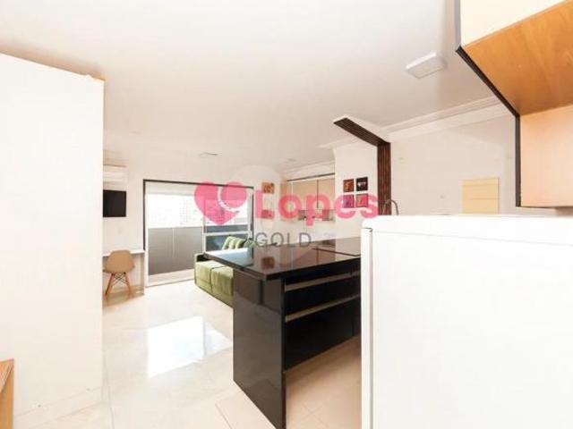 Centro Studio Mobiliado alto padrão andar alto 35m²