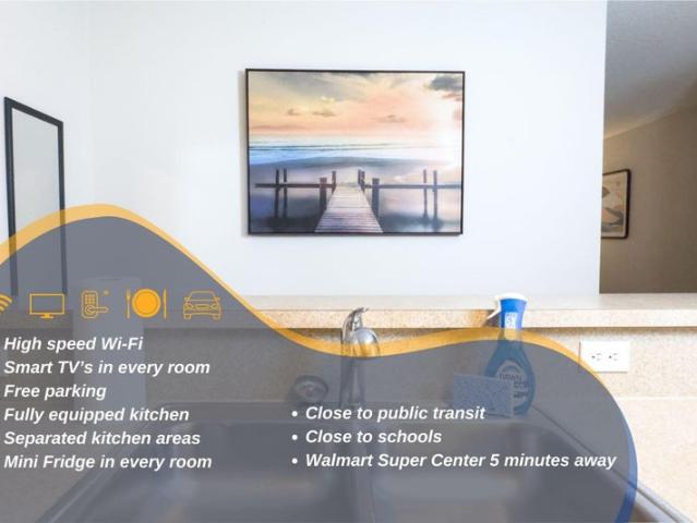 CENTRAL LOCATION | Smart TV's in every room | Min