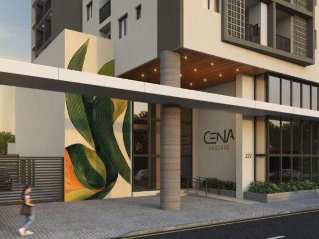 Cena Passeio 1 Quarto 27 m2 Centro Blue / Invespark