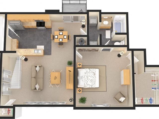 Cedar Ridge Apartments 1 Bedroom Apartment for Rent at 11100 E 96th St S, Tulsa, OK 74133