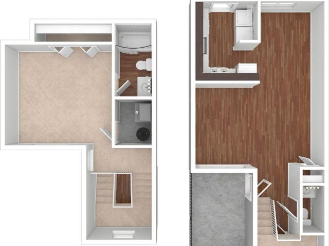 Cedarfield at Churchland Apartments 1 Bedroom Apartment for Rent at 4029 Cedar Ln, Portsmouth, VA 23703