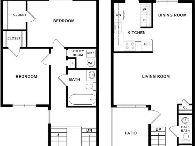 Cedarfield at Churchland Apartments 2 Bedroom Apartment for Rent at 4029 Cedar Ln, Portsmouth, VA 23703