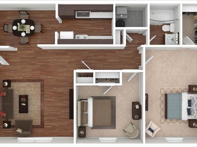 Cedarfield at Churchland Apartments 2 Bedroom Apartment for Rent at 4029 Cedar Ln, Portsmouth, VA 23703