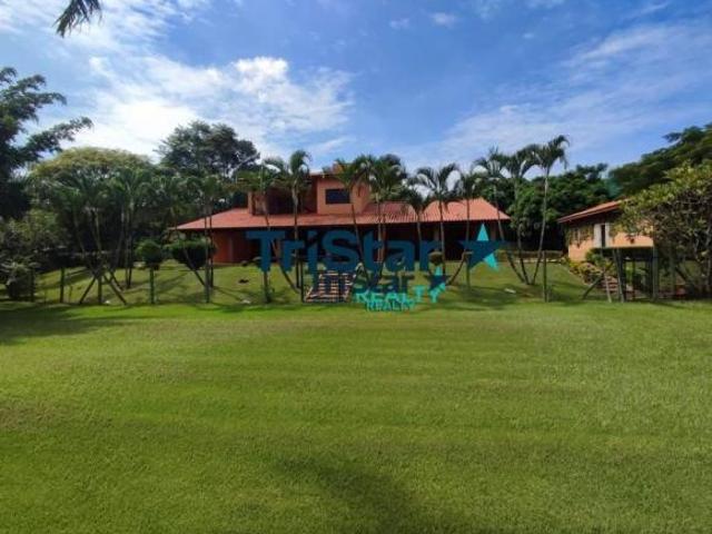 CH0008 CHÁCARA MARAVILHOSA COM AT. 5230m² AC. 650M² PARA VENDA NO CONDOMÍNIO RECANTO DOS PÁSSARO