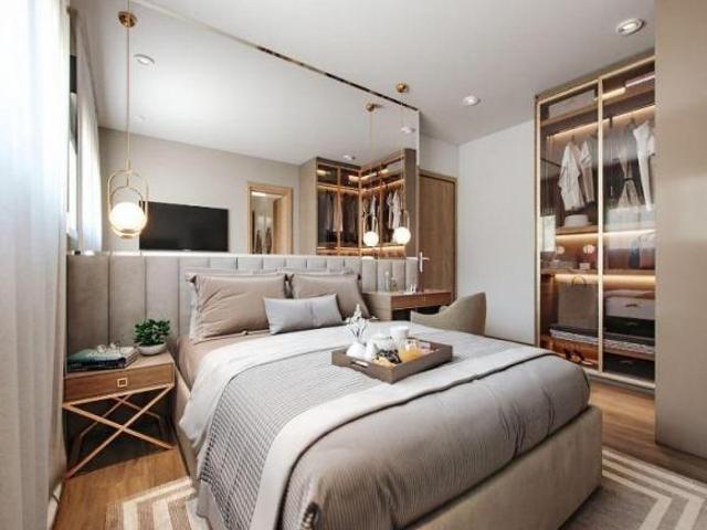 Chateau de Vermont Apto 34m 1 quarto c/ terraço gourmet no Lindóia