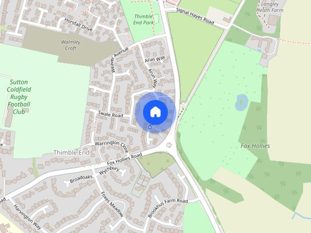 Chater Drive, Walmley, Sutton Coldfield, B76