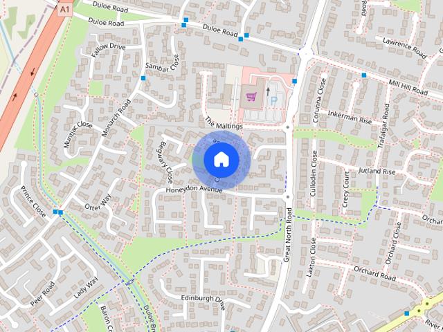 Chawston Close, Eaton Socon