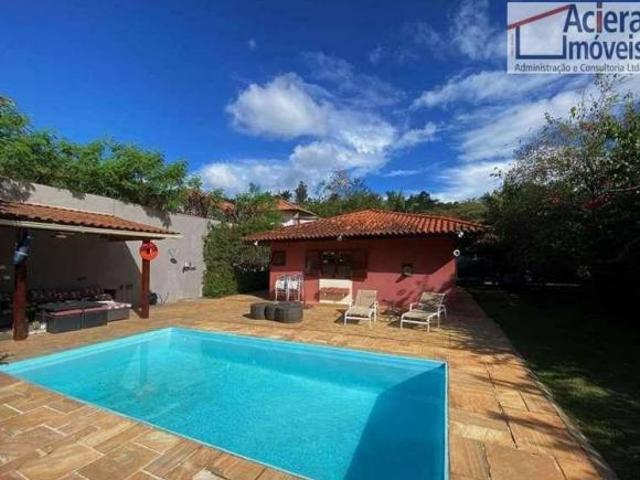 Chác Vale do Rio Cotia 3sts. TÉRREA, LOTE PLANO, PISCINA E GOURMET!