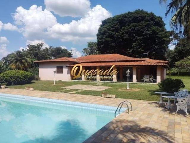 Chácara à venda, 4 suítes, piscina, quadra, Recanto Campestre de Viracopos, Indaiatuba