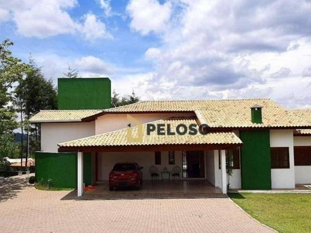 Chácara à venda em condomínio alto padrão | 4 dormitórios | 23 vagas | Churrasqueira | Piscina | Lar
